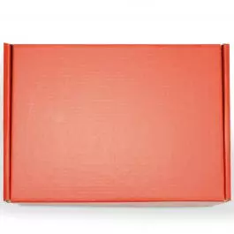 Red, 03 Ply, Corrugated Laminated Festive Box, 8in x 5in x 1.5in, Pack ...